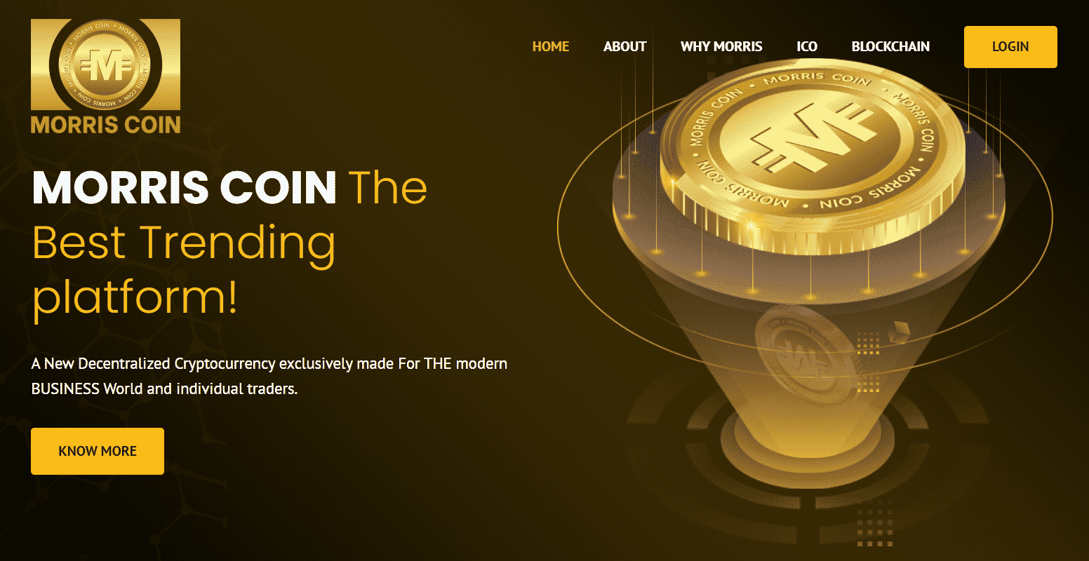 Tvorca veľkého krypto scamu je za mrežami v Indii - Morris Coin končí