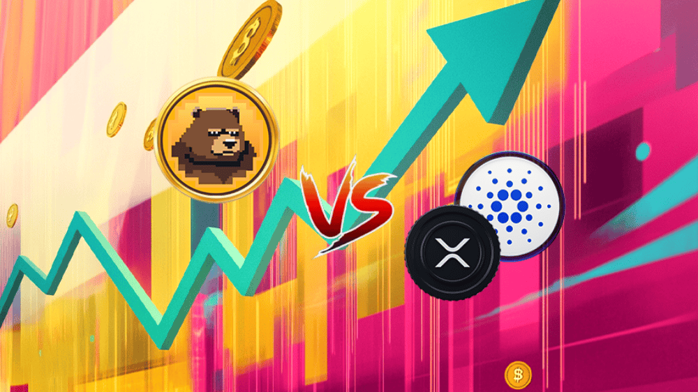 Cardano a XRP strácajú dynamiku, kým herný token BeerBear masívne rastie